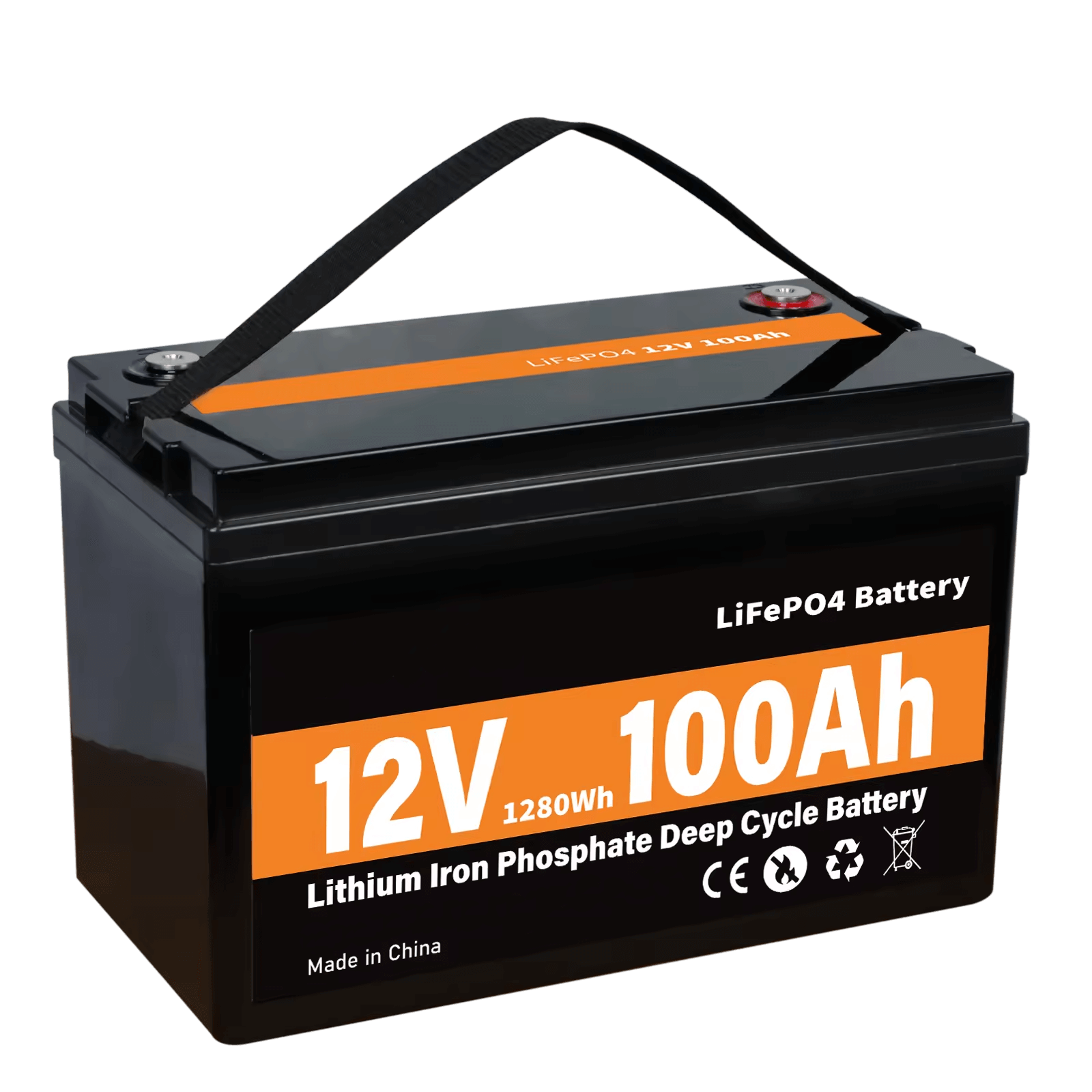 LiFePO4 baterija za pohranu solarne energije 12V 100Ah - Ainbattery.com